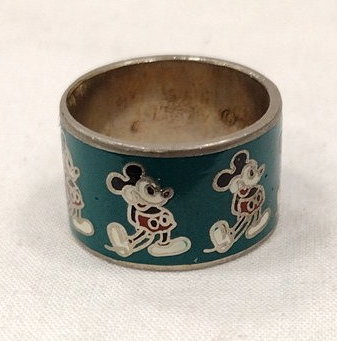 MICKEY MOUSE ENAMELED RING