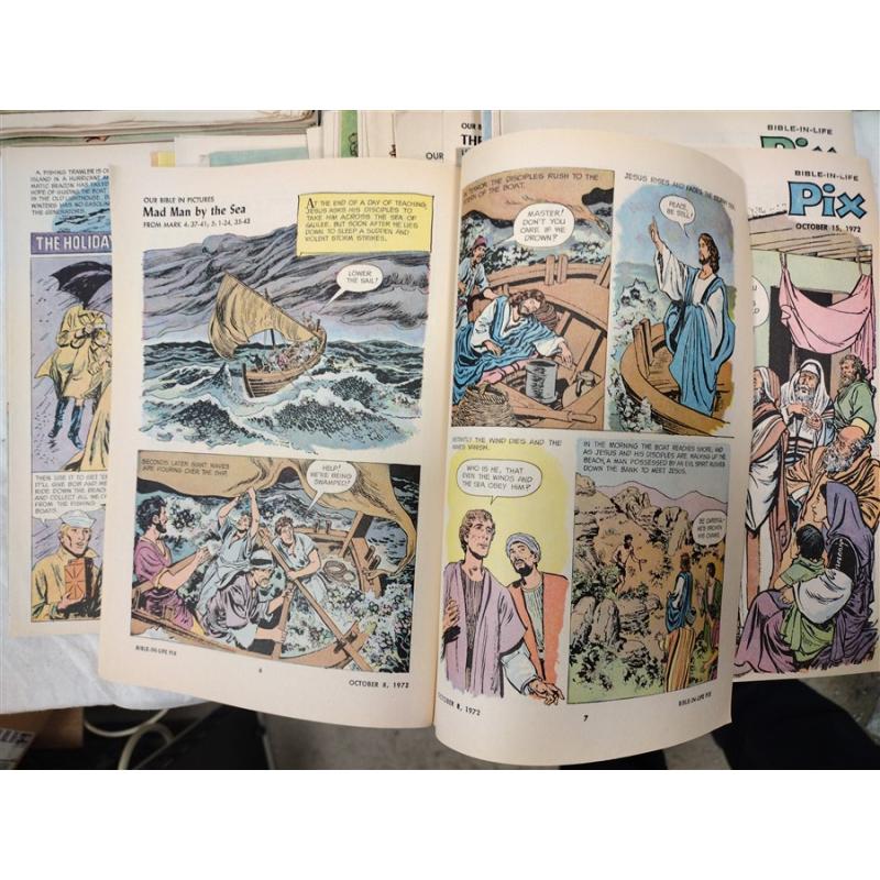 1970s PIX SUNDAY SCHOOL COMICS