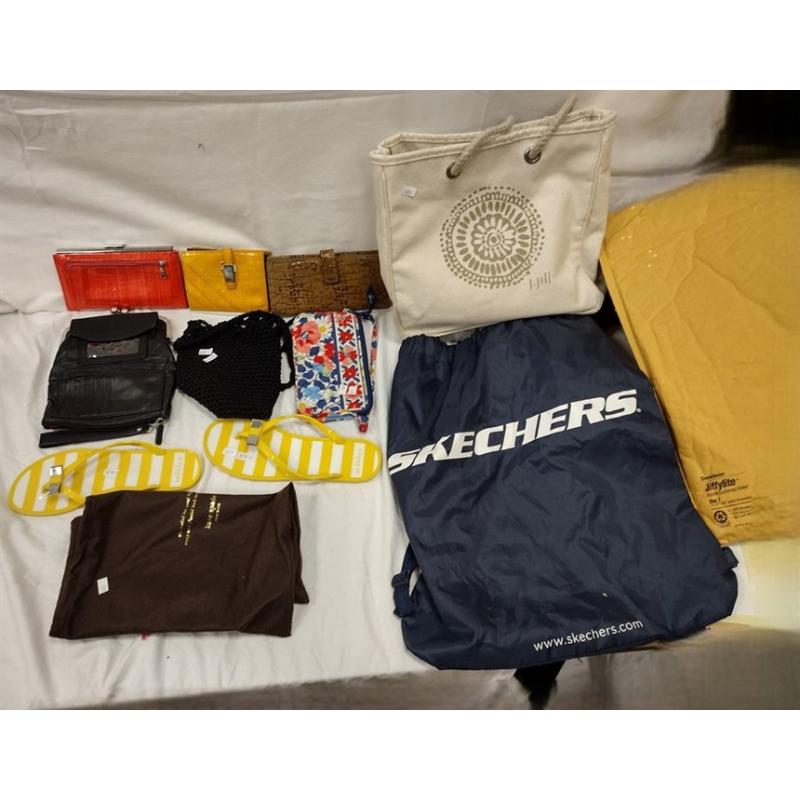 COLLECTION OF PURSES AND LADIES WALLETS, SKETCHERS BAG, KATE SPADE BAG ...